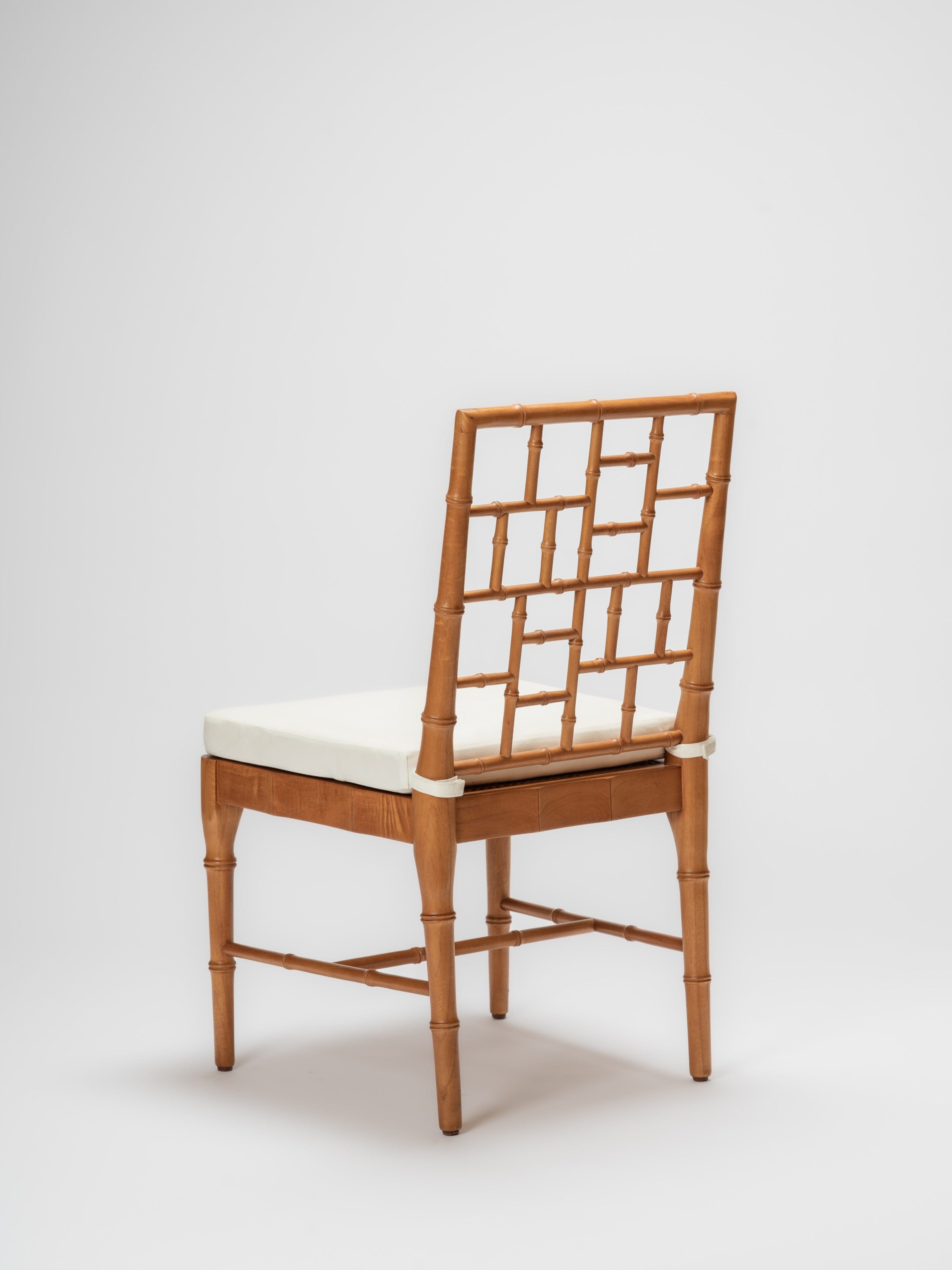 Chinese chippendale bamboo dining chairs store
