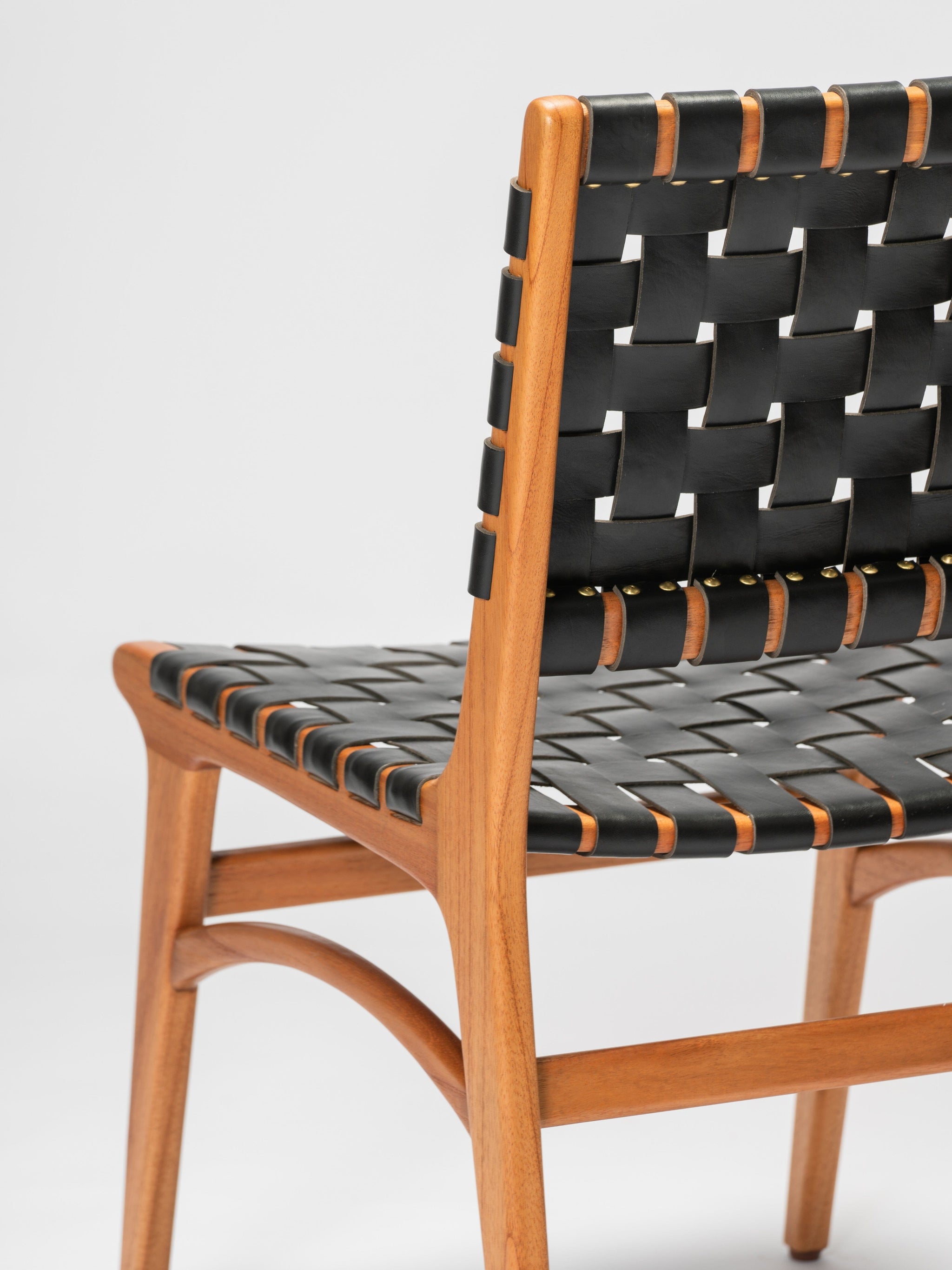 Full grain leather dining chairs store